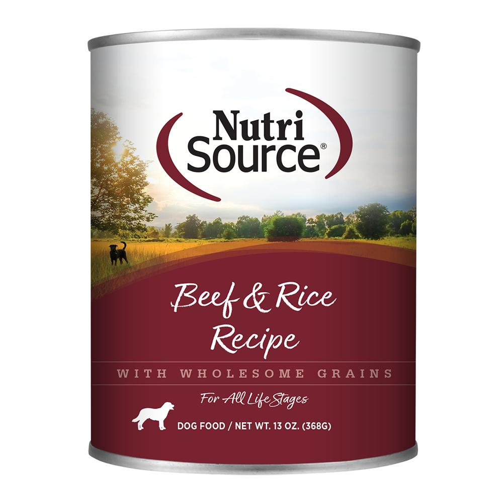 NutriSource - Beef & Rice Wet Dog food – Queenie's Pets®