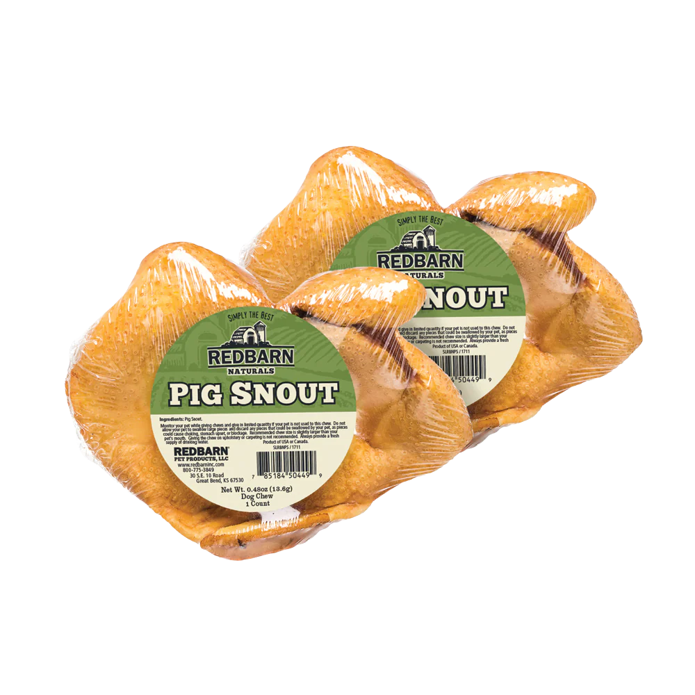 Redbarn - Chewy Louie - Pig Snout 2-Pack – Queenie's Pets®