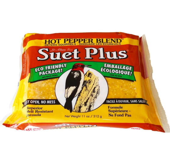 Wildlife Sciences - Suet Plus Hot Pepper Blend Suet Cake – Queenie's Pets®