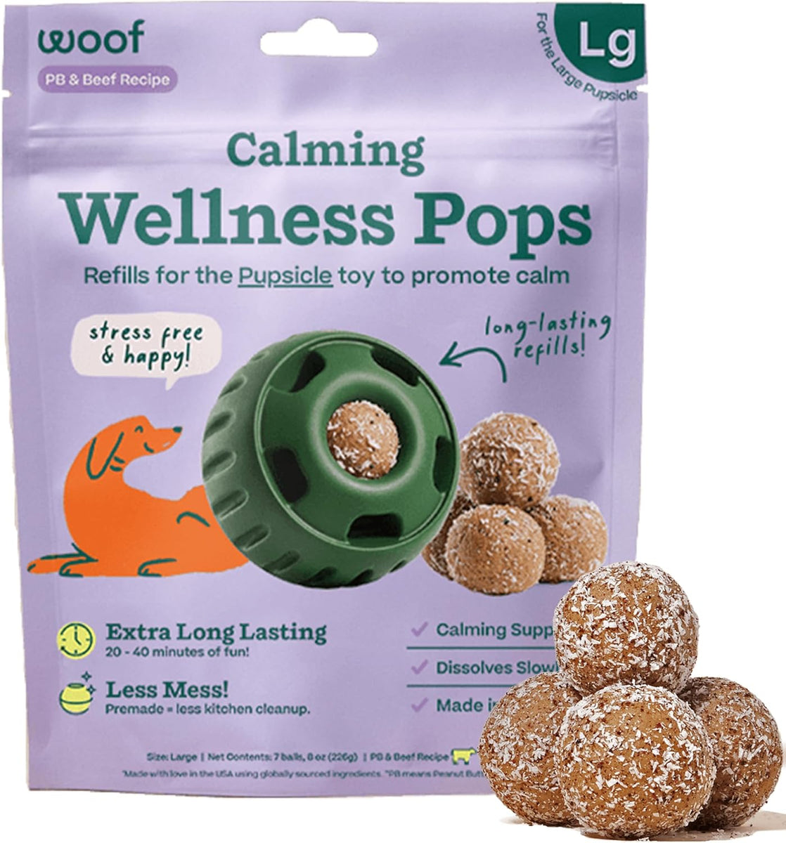 Woof - Pupsicle Refill Pops - Calming Wellness Pops – Queenie's Pets®