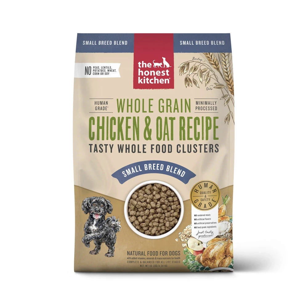 The Honest Kitchen - Chicken Whole Grain Clusters Small Breed Dry Dog ...