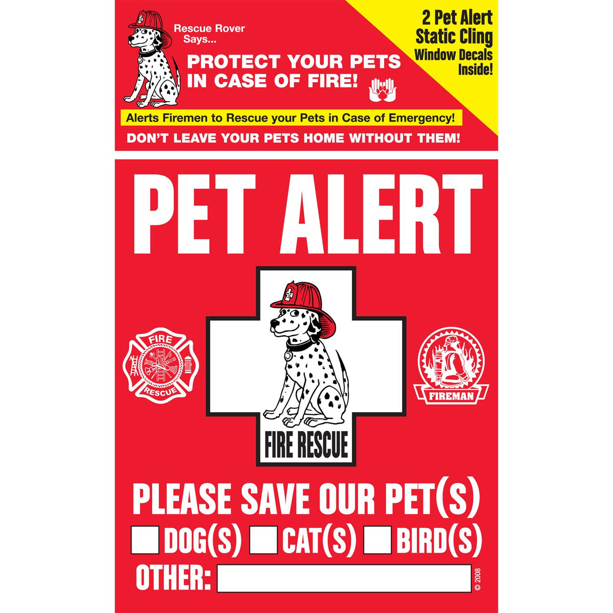 Pet Alert Sticker – Queenie's Pets®