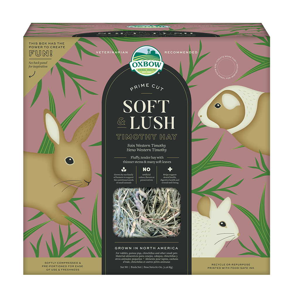Oxbow - Prime Cut Soft & Lush Timothy Hay – Queenie's Pets®