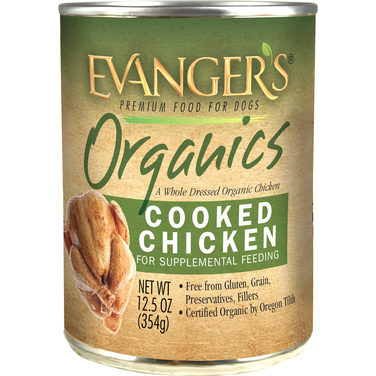 Evanger's - Organic Cooked Chicken Wet Dog Food – Queenie's Pets®