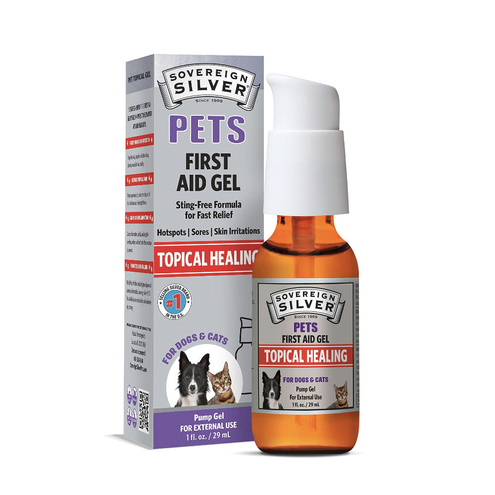 Sovereign Silver - Pets First Aid Gel Pump – Queenie's Pets®