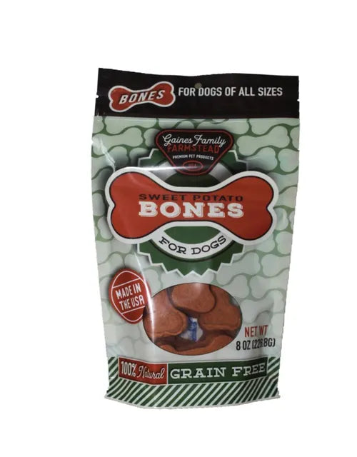 Gaines Family Farmstead - Sweet Potato Bones – Queenie's Pets®